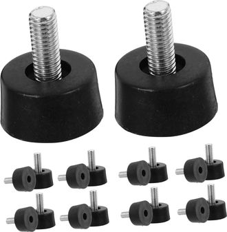 Valiclud 20 Stück Verstellbare Möbelfüße mit Schraubgewinde Schwere Belastbare Nivellierschrauben für Tisch Stuhl Bettgestell Stabile Höhenverstellbare Möbelbe