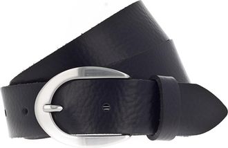 Vanzetti Gürtel Damen Leder Nappaleder Damengürtel schwarz 30mm Ledergürtel (110, Schwarz)