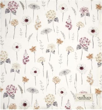 Green Gate Lillith Tischdecke Weiss 150x150cm