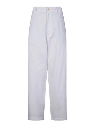 JEJIA Pantalons D&eacute;contract&eacute;s - Blanc