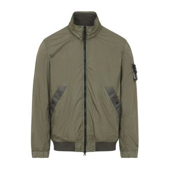 Stone Island Homme, Vestes, Vert, Taille: L Bomber Jacket