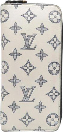 Louis Vuitton unisex, Pre-owned, Blanc, Taille: ONE Size Portefeuille en toile Pre-owned