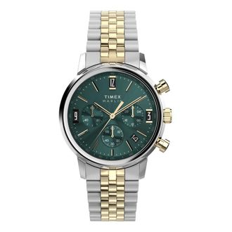 Timex Homme, Accessoires, Vert, Taille: ONE Size Montre pour homme Marlin Chronographe