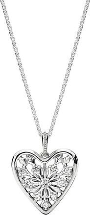 Pandora Herz des Winters Anh&auml;nger Halskette - - Accessories - Damen - Grau - 80 CM