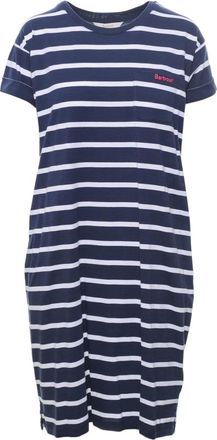 Barbour Femme, Robes, Bleu, Taille: 44 FR Otterburn Jersey T-shirt Dress