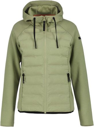Icepeak Hybridjacke ICEPEAK ASHBURN mit fester Kapuze und Kordelz&uuml;gen, aus 4-Wege-Stretch-Material