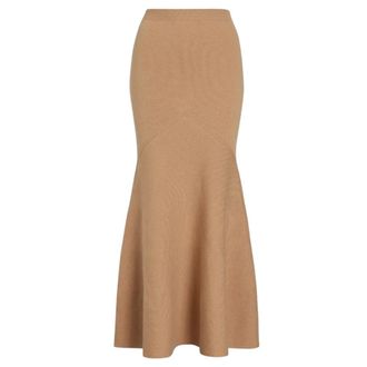 Patou Femme, Jupes, Brun, Taille: 42 FR Jupe &Eacute;l&eacute;gante