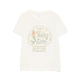 Re/Done T-Shirt - - Tops - Damen - Beige - XS
