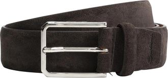 Santoni Gürtel - Suede Riem - Gr. 110 - in Braun - für Damen