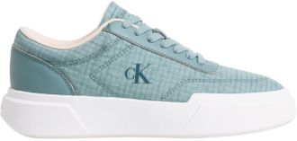 Calvin Klein Damen Chunky Cupsole Lup Ripst Hw0hw02987 Low Top, Blue (Arctic/Light Cashew), 37 EU