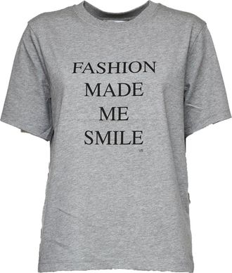 Victoria Beckham Femme, Tops, Gris, Taille: 40 FR T-Chemises