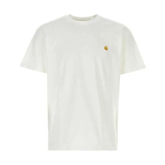 Carhartt Work in Progress Chase T-Shirt - - Tops - Herren - Wei&szlig; - XL