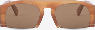 Moschino Sonnenbrille aus Acetat - Braun