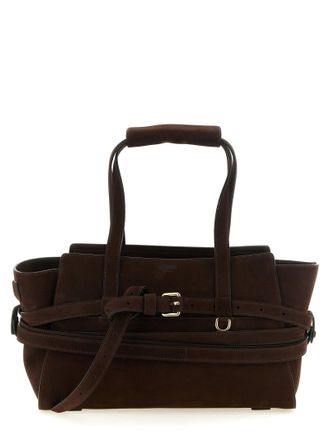 Moschino Tie Me Shoulder Bag - Brown