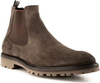 Floris Van Bommel Herren Schuhe braun Veloursleder