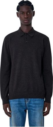 Maison Margiela Homme, Tops, Brun, Taille: XL Wool Polo