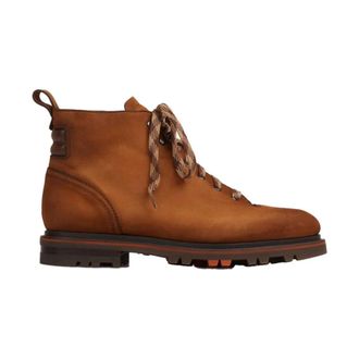 Santoni Nubuck Wanderstiefel - - Shoes - Herren - Braun - 42 1/2 EU