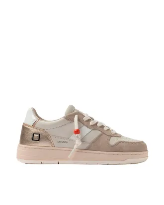 D.A.T.E. Court Sneaker - Beige