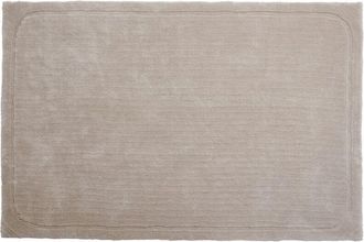 Vente-Unique Tapis &agrave; poils mi-longs - 200 x 290 cm - Taupe - VELINA