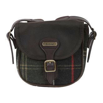 Barbour Whitley Tartan Mini Umh&auml;ngetasche - - Bags - Damen - Gr&uuml;n - ONE SIZE