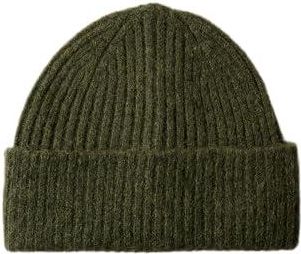 Selected Slflulu Lano Bonnet tricot&eacute;, Kalamata., Taille Unique