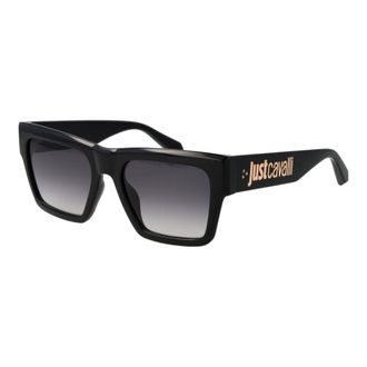 Just Cavalli Schwarze Kunststoffsonnenbrille
