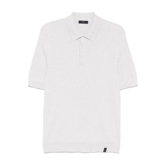 Fay Stylisches Maglia Shirt - - Knitwear - Herren - Wei&szlig; - M