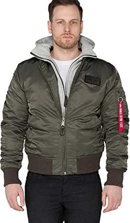 Alpha Industries Alpha Indutries MA-1 D-Tec blouson bomber pour homme Rep.Grey