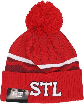 New Era MLB City Connect Strickm&uuml;tze Pom Pom - - Accessories - Herren - Rot - ONE SIZE