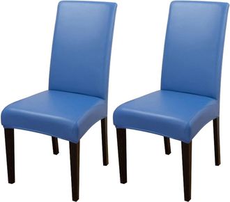 Generic wasserdichte PU-Stuhlbez&uuml;ge Set F&uuml;r Esszimmer - Langlebige Schonh&uuml;llen F&uuml;r K&uuml;che, Hotel & Restaurant, Hochzeit, Event, Bankett, Stretchhussen, Atmungs