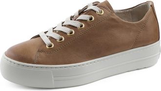 Paul Green Damen, Frauen Low-Top Sneaker,Plateausohle,Halbschuhe,straßenschuhe,Strassenschuhe,Sportschuhe,Turnschuhe,Mittelbraun (JA),40 EU / 6.5 UK