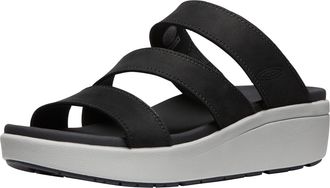 Keen Damen Ellecity Slide Sandalen, Schwarzer Nieselregen, 38.5 EU