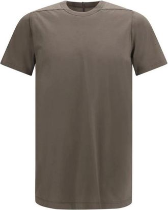 Rick Owens Homme, Tops, Brun, Taille: L T-shirt &agrave; Manches Courtes et Col Rond en Coton