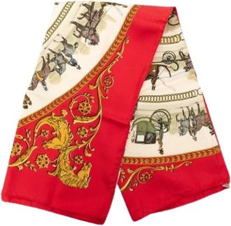 Herm&egrave;s Foulard Pre-owned La Promenade De Longchamps - Femme - Pre-owned - Multicolore - Taille: ONE Size