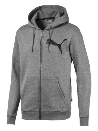 Puma Big Logo Fleece-Hoodie - Grau