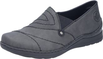 Rieker Damen 48961 Slipper Grau 40