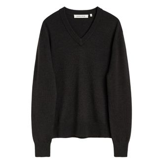 Sunflower Moon Merino V Neck - - Knitwear - Herren - Braun - M