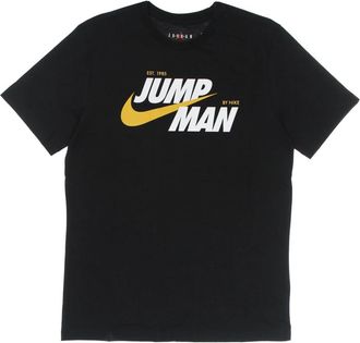 Nike Jordan Graphic Crew Neck T-shirt - - Sport - Herren - Schwarzk - XL