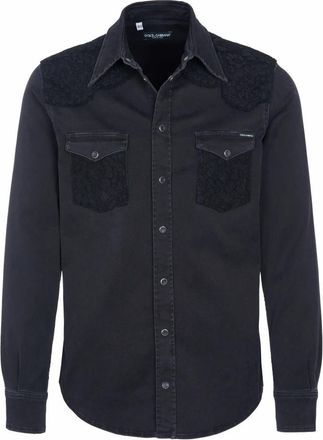Dolce & Gabbana Casual Shirt - - Shirts - Herren - Schwarzk - L