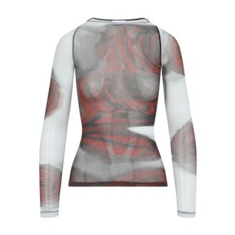 Jean Paul Gaultier Multicolor Topbekleidung f&uuml;r Frauen Aw25 - - Tops - Damen - Mehrfarbig - S