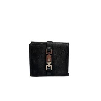 Gucci Portefeuille en cuir Pre-owned - Femme - Pre-owned - Noir - Taille: ONE Size