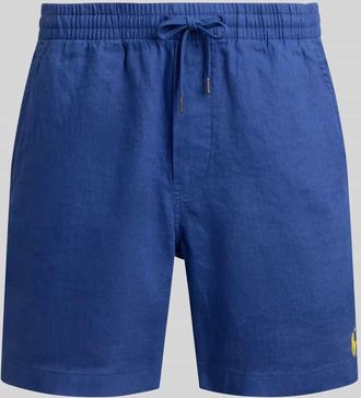 Polo Ralph Lauren Leinenshorts mit Tunnelzugbund und Logo Stitching