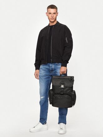 Calvin Klein Jeans Rucksack Calvin Klein Jeans Ultralight Flap Bp40 Nylon K50K510479 Schwarz