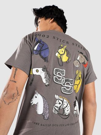 A.Lab Stick Steeds T-Shirt vintage gray
