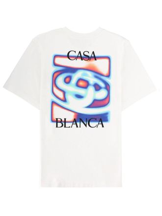 Casablanca Print Organic Cotton T-Shirt - White
