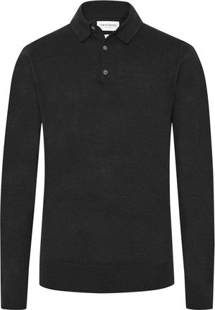 Tom Rusborg Softer Pullover aus Merinowolle mit Polokragen in