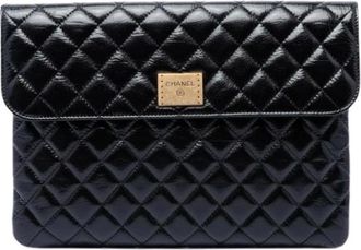 Chanel Pre-owned Cuir sacs-chanel - Femme - Pre-owned - Noir - Taille: ONE Size