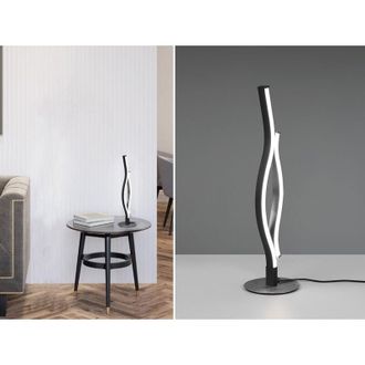 Trio Leuchten Trio Lighting - led Tischleuchte blaze Lichtfarbe einstellbar dimmbar, Schwarz Silber, Höhe 48cm