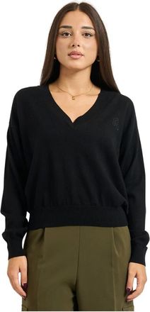 Relish Femme, Pulls, Noir, Taille: 38 FR Pull ras du cou