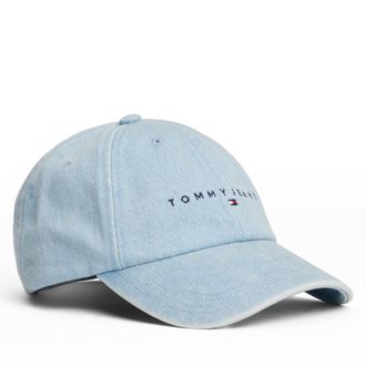 Tommy Jeans Cap Tommy Jeans Linear Denim Cap AW0AW17912 Himmelblau